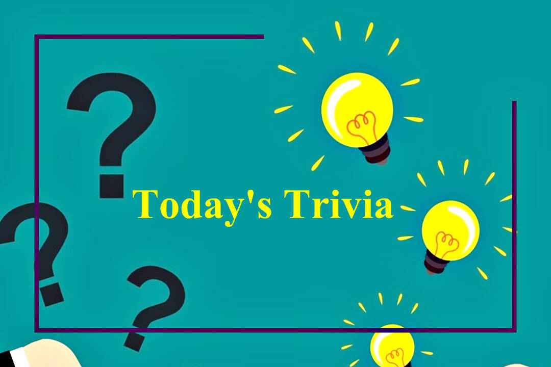 Trivia questions for Saturday June 20, 2026